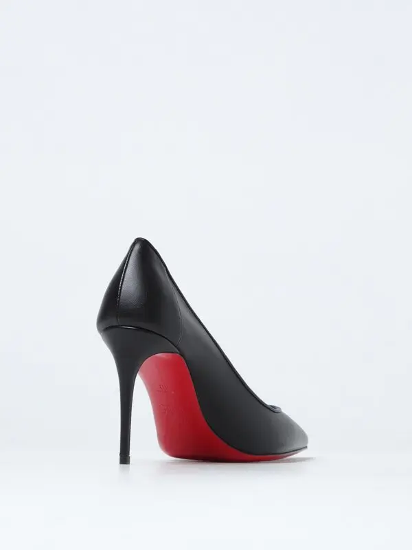 CHRISTIAN LOUBOUTIN Lambskin Leather Pointed Toe Pumps - Black