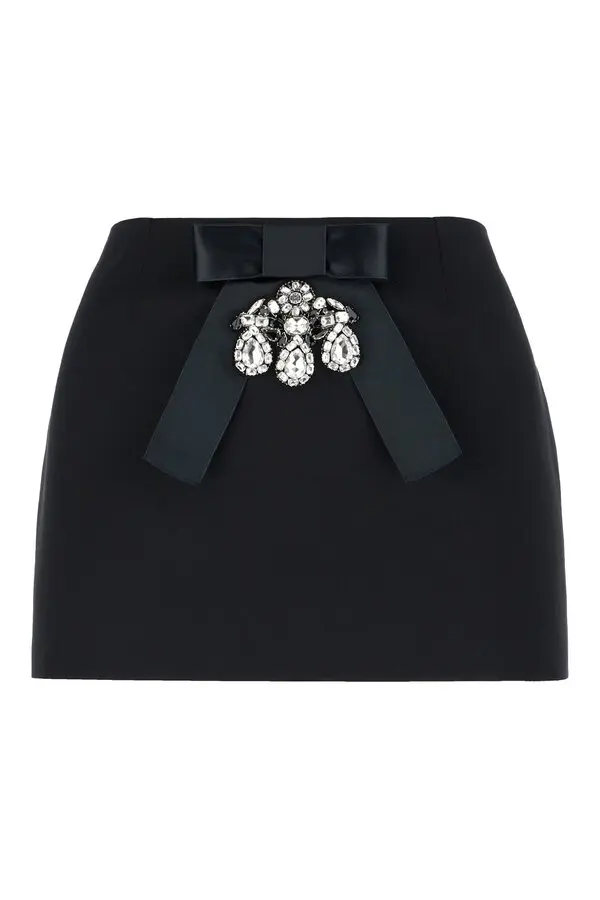Dolce & Gabbana Embellished Bow Skirt - Multicolor