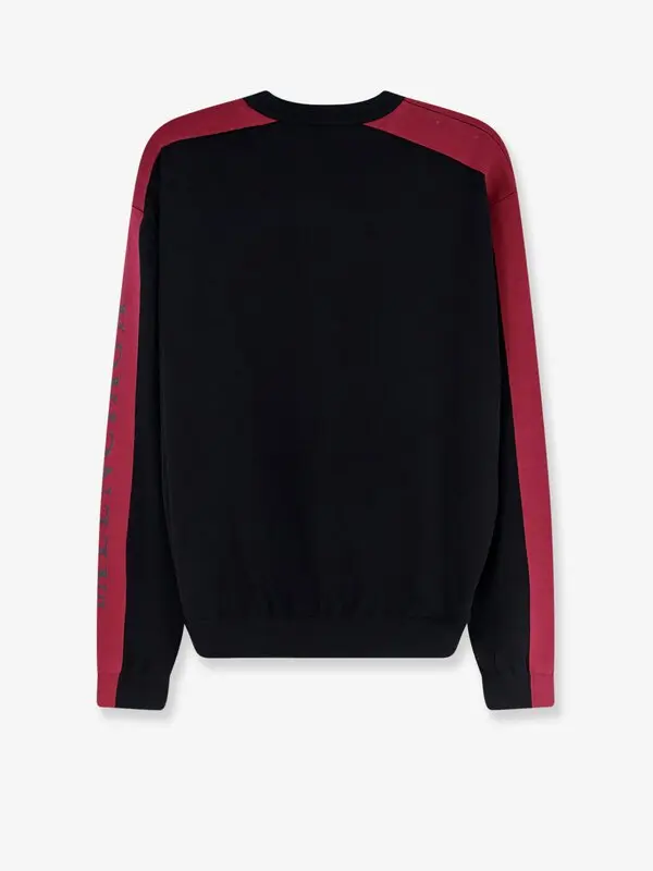 Balenciaga Cotton Crew Neck Sweater With Logo Detail