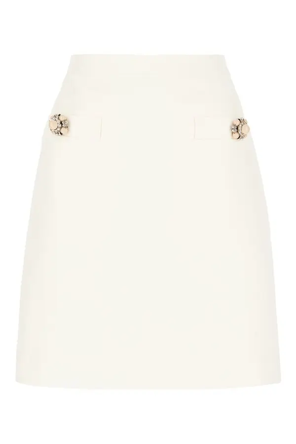 Valentino Garavani Embellished A-line Skirt - Multicolor