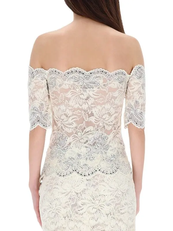 Rabanne Lace Off-the-shoulder Top