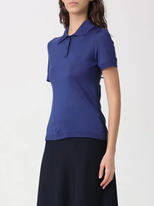 Max Mara Short Sleeve Polo Shirt - Blue