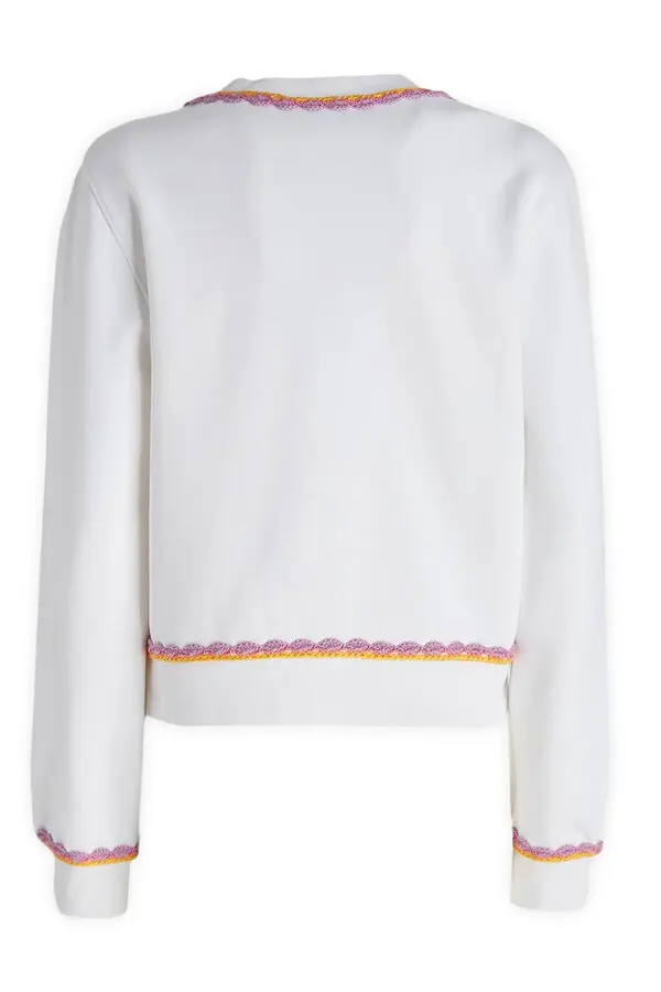 Moschino Sweatshirt With Embroidered Logo - Multicolor