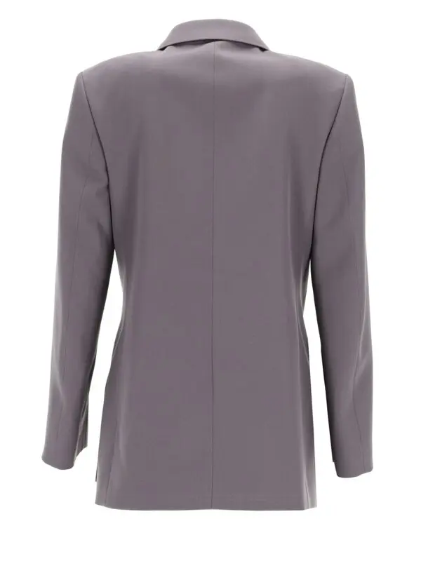 JIL SANDER Double-breasted Wool Jacket - Gray