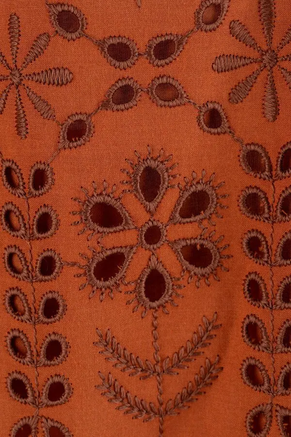 Paul Smith Broderie Anglaise Tiered Maxi Skirt