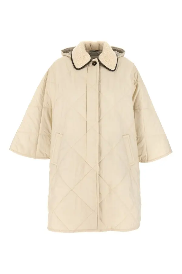 Brunello Cucinelli Quilted Relaxed Fit Jacket With Shawl Collar