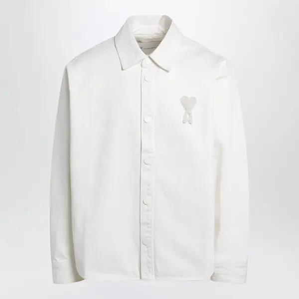AMI Paris Cream De Coeur Shirt - White