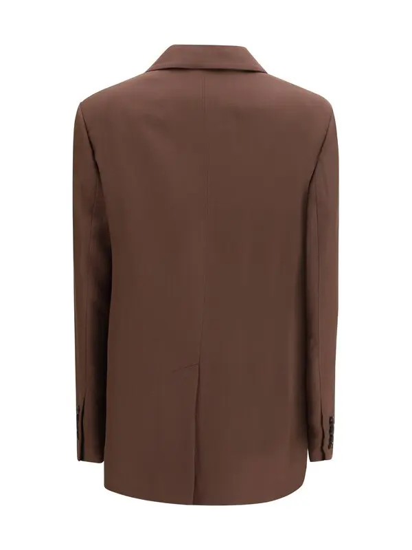 Brunello Cucinelli Double-breasted Peak Lapel Blazer