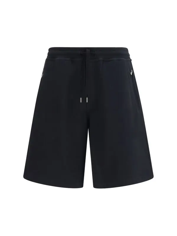 Brunello Cucinelli Cotton Jogging Shorts - Black
