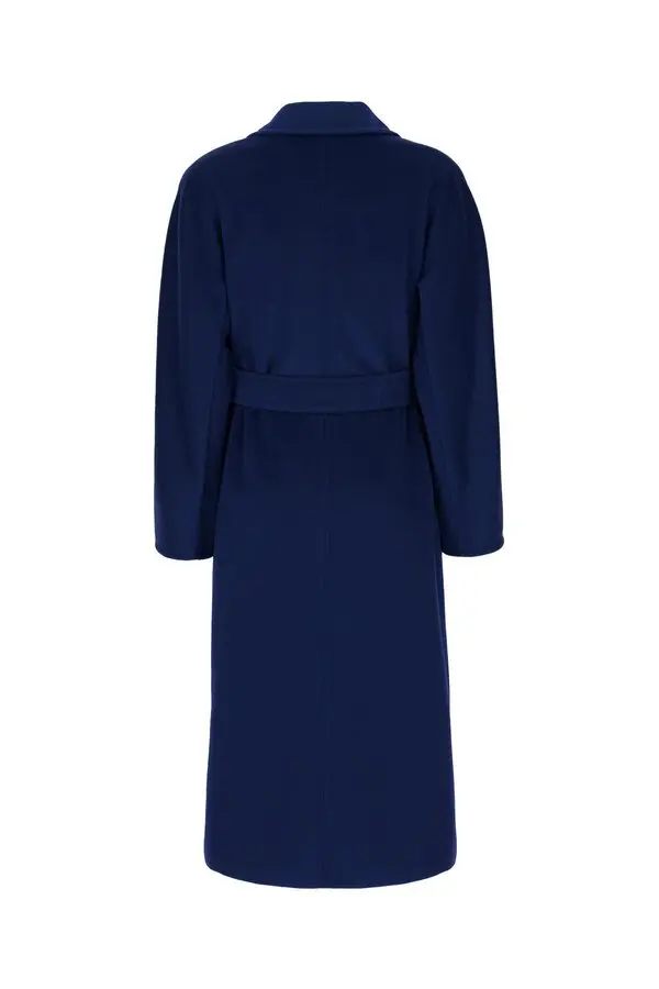 Max Mara Double Breasted Belted Coat - Multicolor