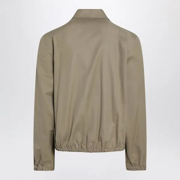 Ami Cotton Zip-up Jacket - Cream