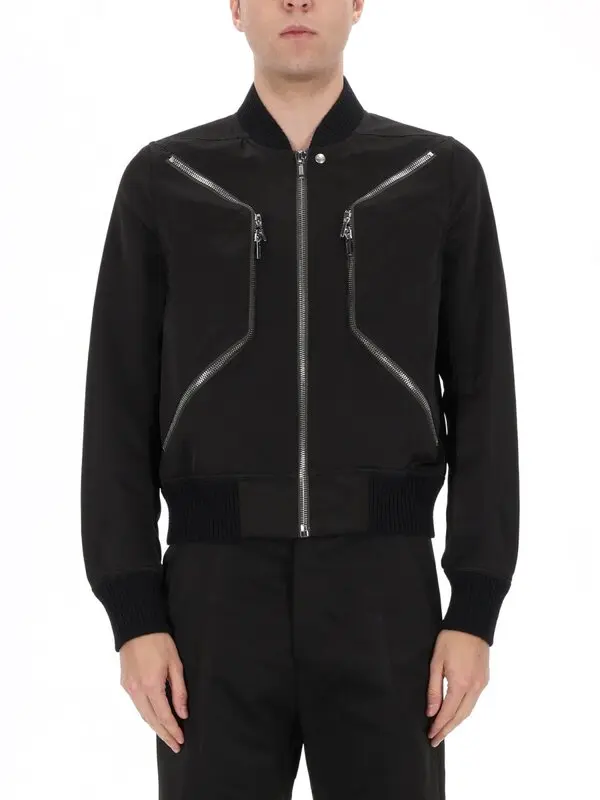 Rick Owens Heizer Flight Jacket - Black
