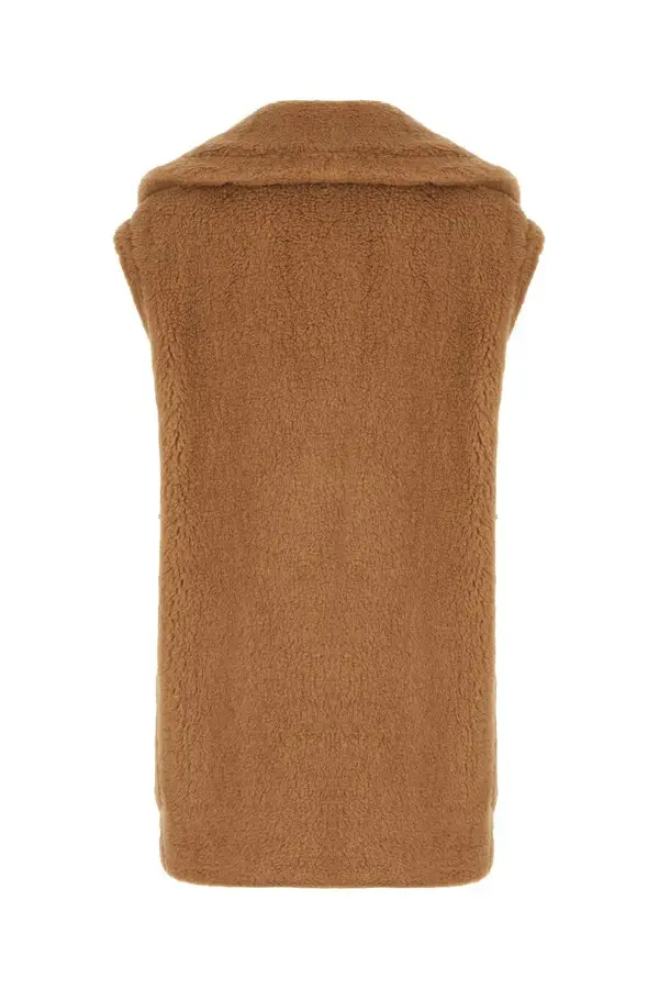 Max Mara Sleeveless Fur Coat - Multicolor