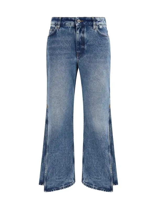 Loewe X Paula's Ibiza Cropped Flare Jeans