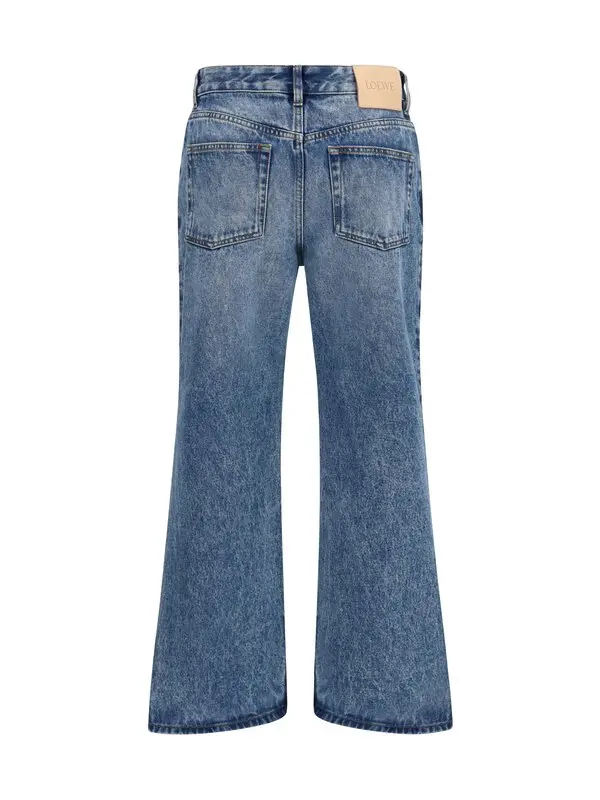 Loewe X Paula's Ibiza Cropped Flare Jeans