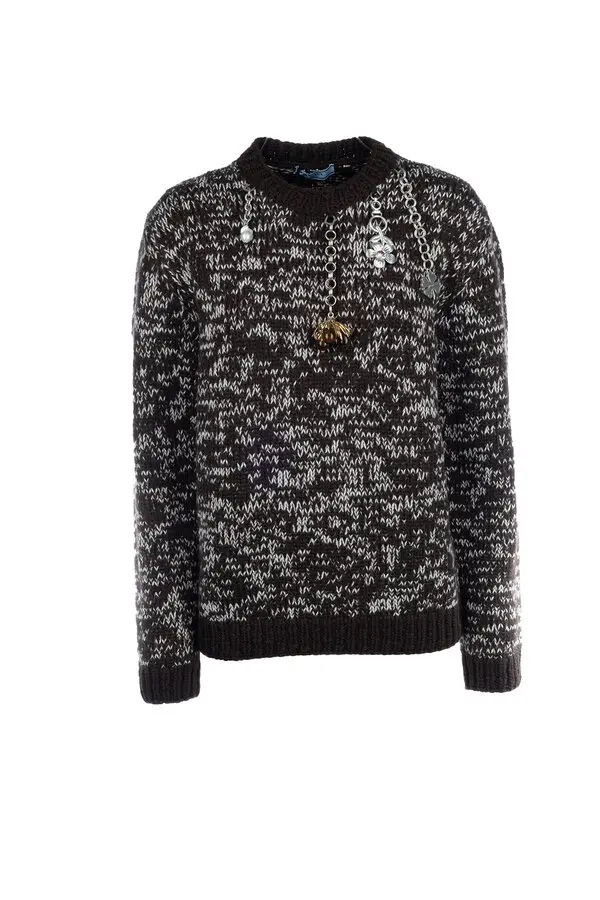 Prada Clothing Knitwear With Embellishments