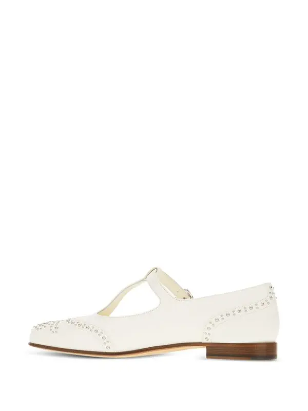 Church's Leather Mary Jane Ballet Flats With Buckle-fastening Ankle Strap - Multicolor