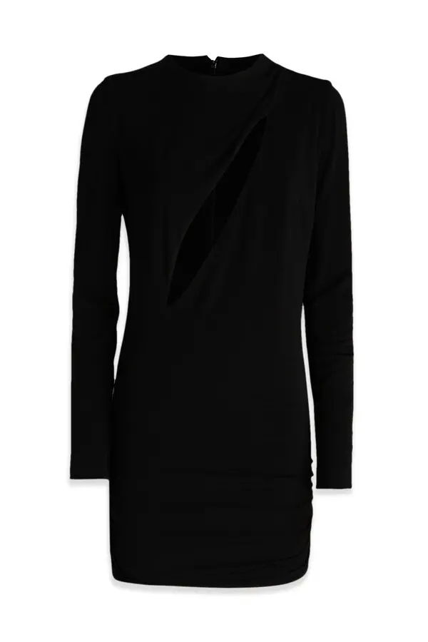 Versace Asymmetrical Cut Out Dress - Multicolor