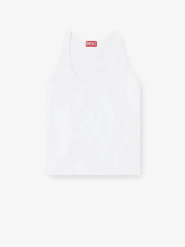 DIESEL® Ribbed Cotton Tank Top - Multicolor