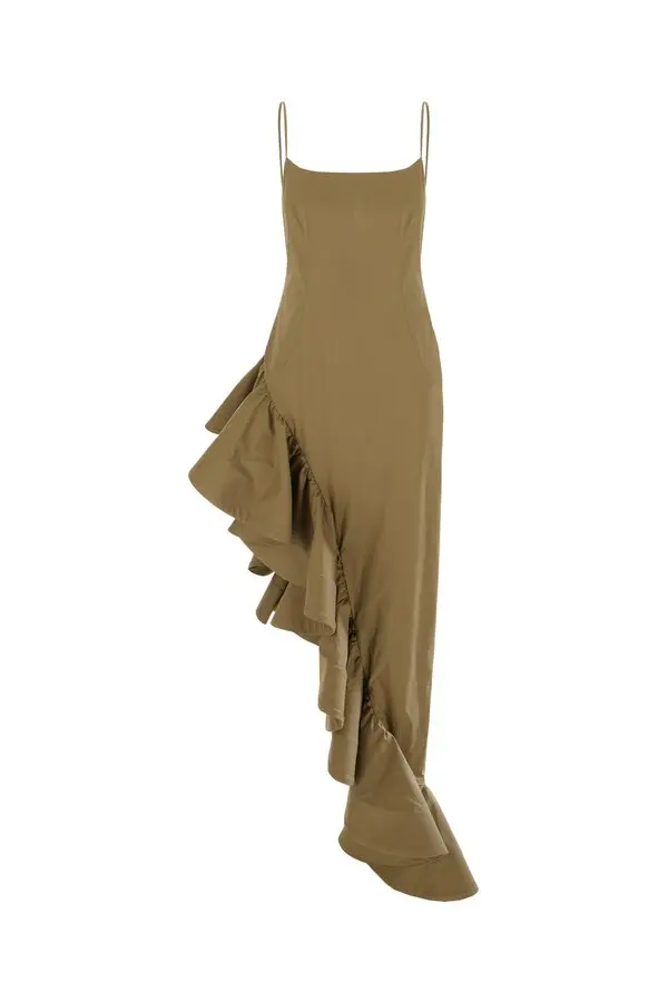 Giuseppe Di Morabito Asymmetrical Ruffle Dress