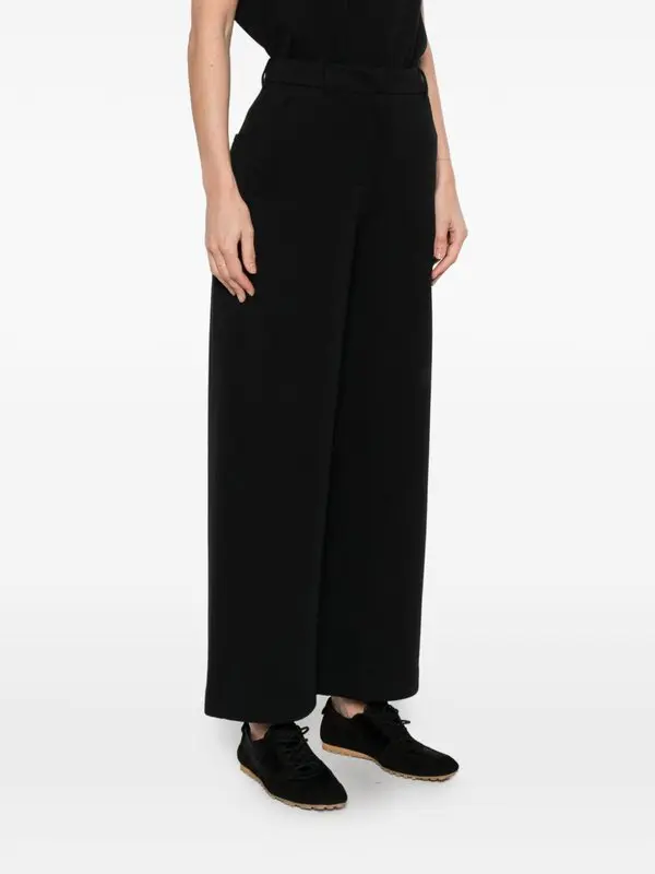 Max Mara Cotton Wide-leg Trousers - Multicolor