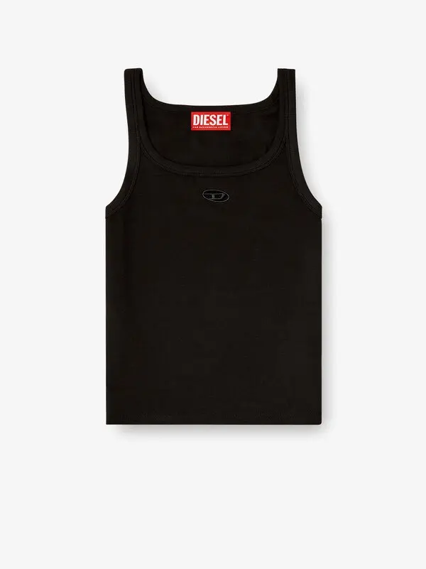 DIESEL® Ribbed Cotton Slim Fit Tank Top - Multicolor