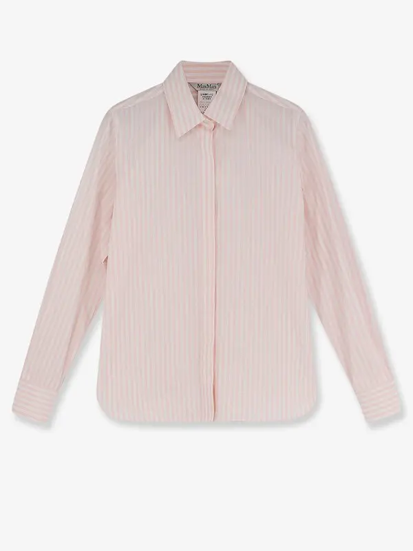 Max Mara Striped Cotton Shirt - Multicolor