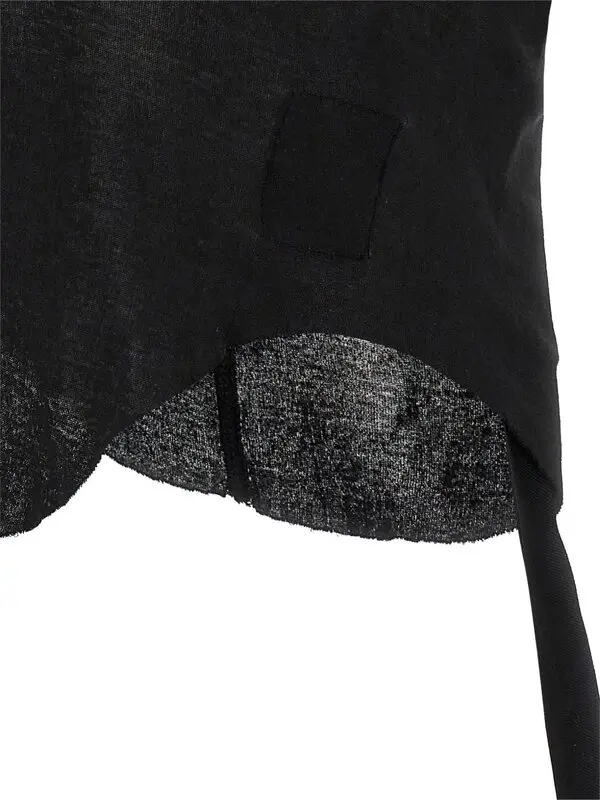 Rick Owens Cotton Cropped Top