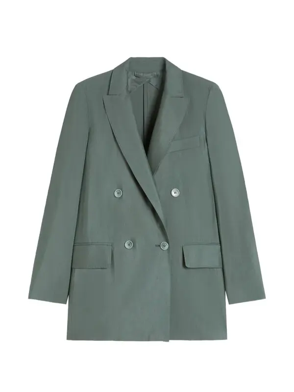 Max Mara Wool Double-breasted Jacket - Multicolor