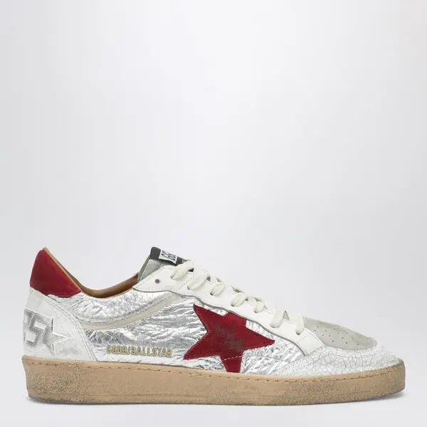 GOLDEN GOOSE Ball Star Sneakers - Silver