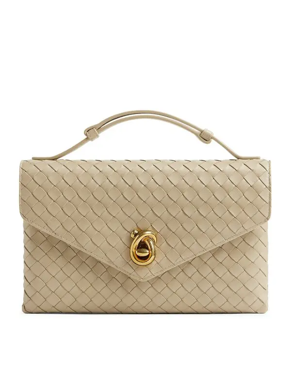 Bottega Veneta Intrecciato Knot Lock Bag - Multicolor