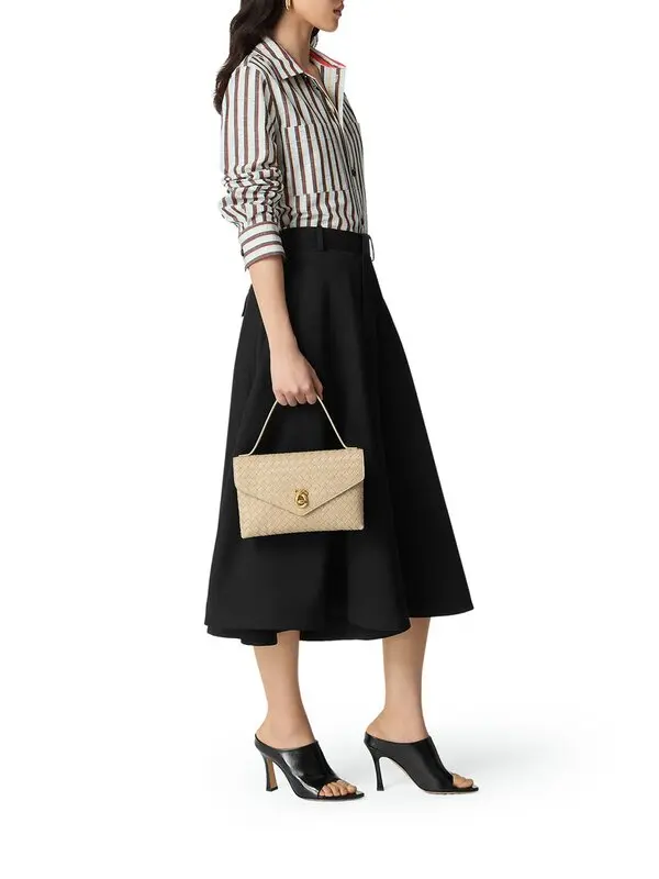 Bottega Veneta Intrecciato Knot Lock Bag - Multicolor