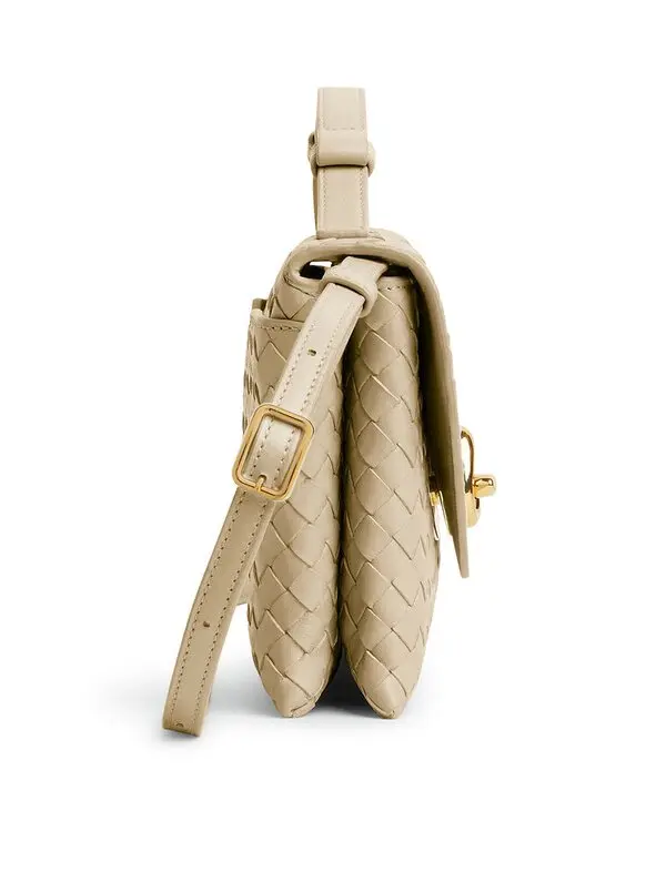 Bottega Veneta Intrecciato Knot Lock Bag - Multicolor