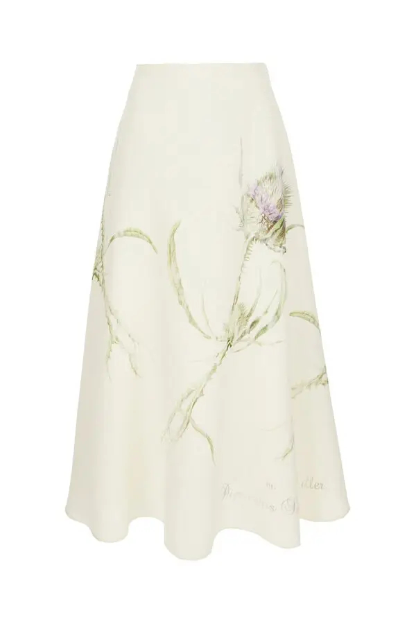 Alberta Ferretti Printed Skirt