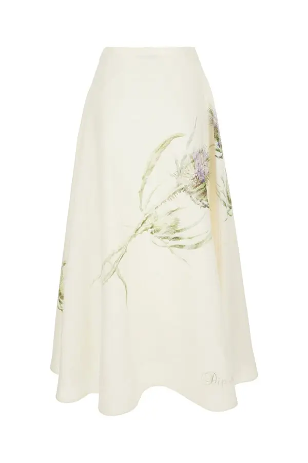 Alberta Ferretti Printed Skirt
