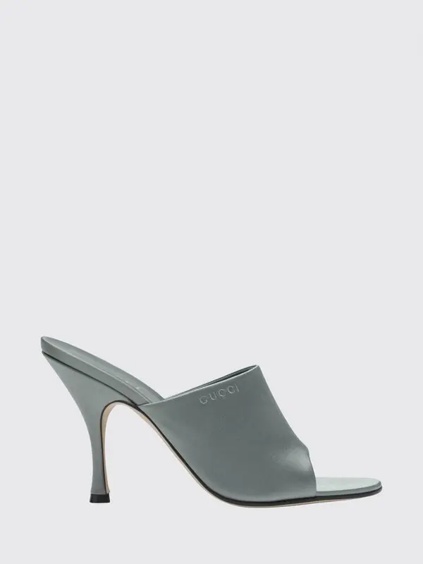 Gucci Heeled Mules - Green