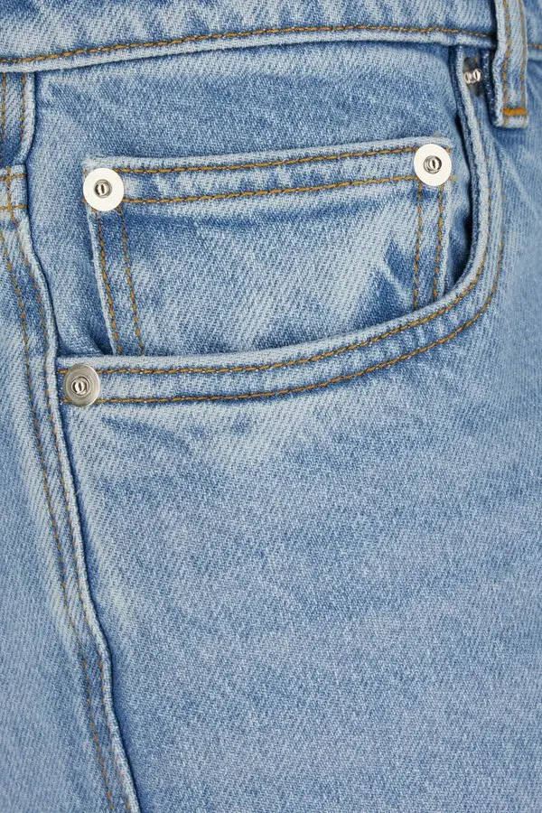 Coperni Cutout Straight Leg Jeans