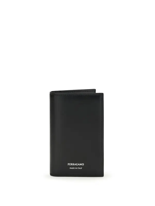 FERRAGAMO Gancini Organizer Wallet - Black