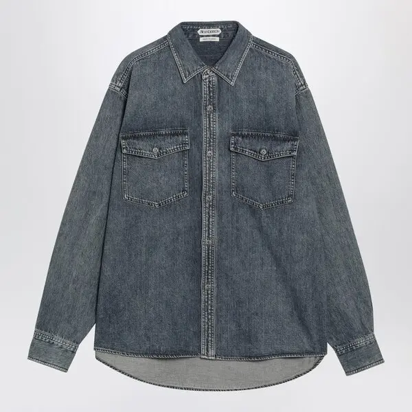 JW Anderson Mid- Oversized Denim Shirt - Blue