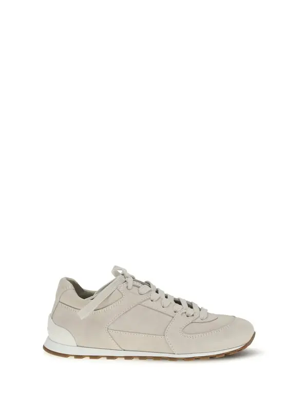 Brunello Cucinelli Suede Lace-up Sneakers - Multicolor