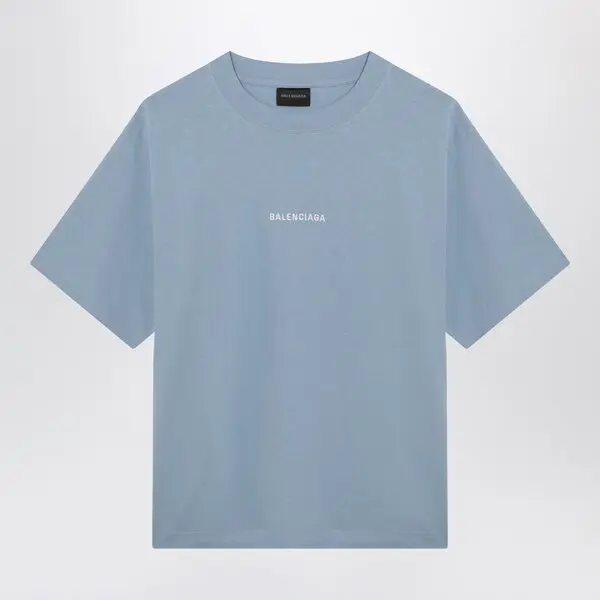 Balenciaga Light Back Medium Fit T-shirt - Blue
