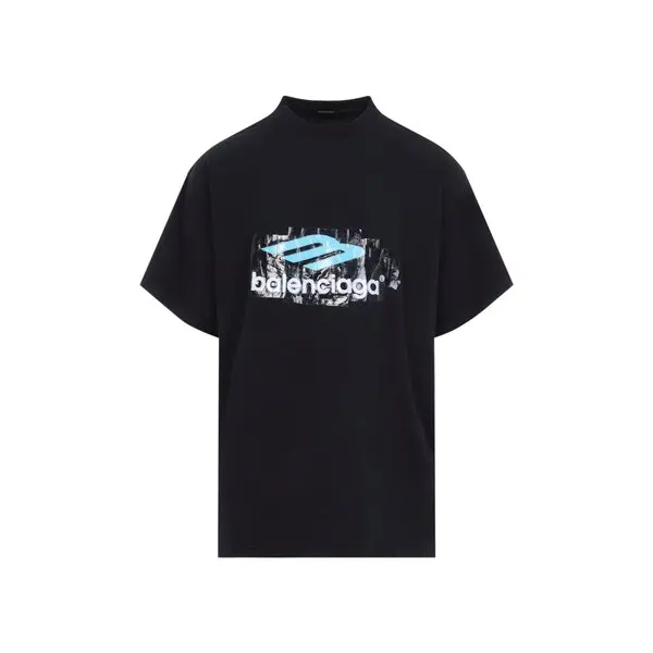 Balenciaga Oversized T-shirt - Black