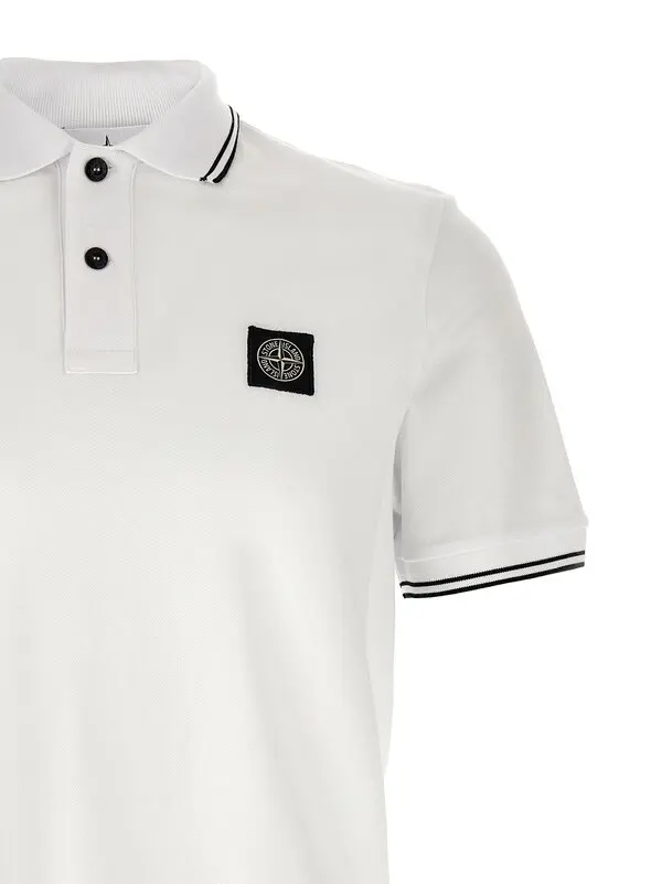 Stone Island 2200010' Polo Shirt - White