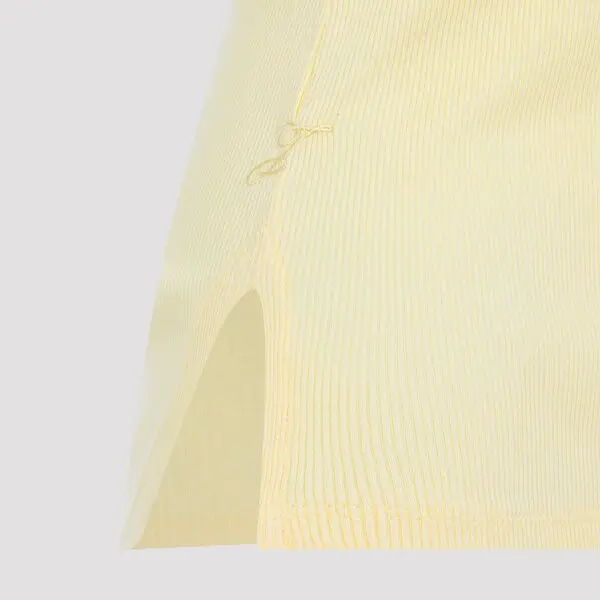 Jacquemus Le Marcel Rond Carre Ribbed Cotton Tank Top