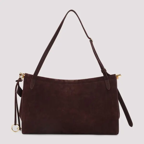 Alaïa Calf Leather Nabuk Bag - Red