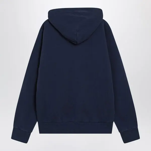 Polo Ralph Lauren Navy Cotton Zip-up Sweatshirt
