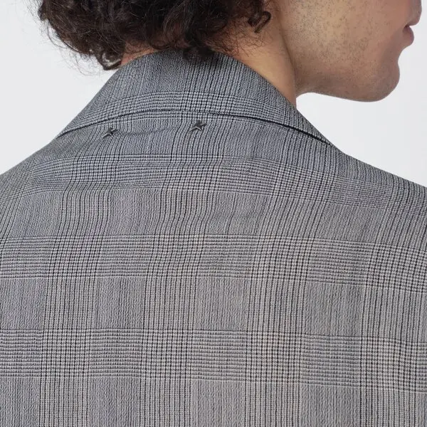 GOLDEN GOOSE Single-breasted Prince Of Wales Jacket