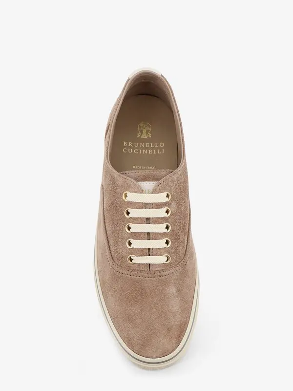 Brunello Cucinelli Suede Lace-up Sneakers