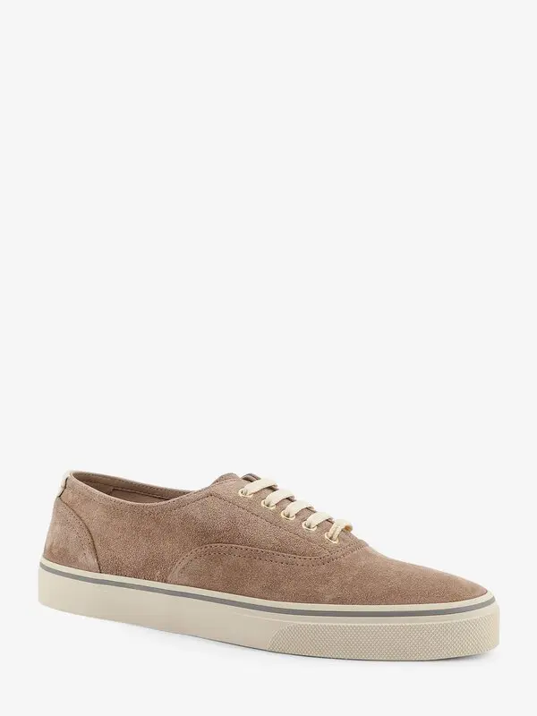 Brunello Cucinelli Suede Lace-up Sneakers - Multicolor