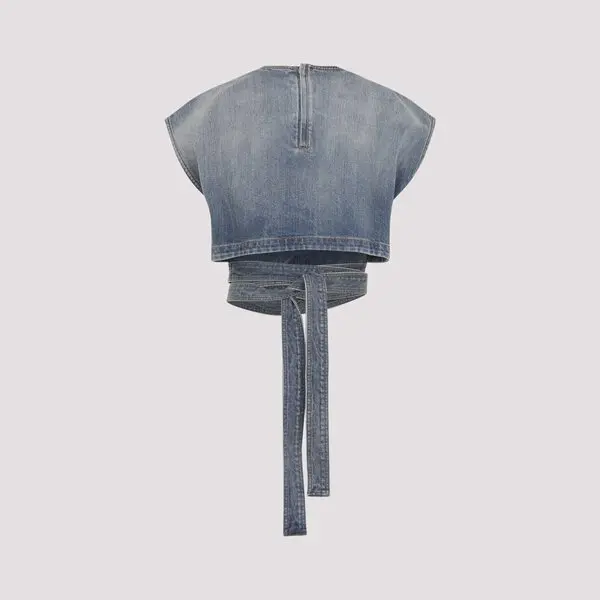 Alaïa Belted Cotton Top